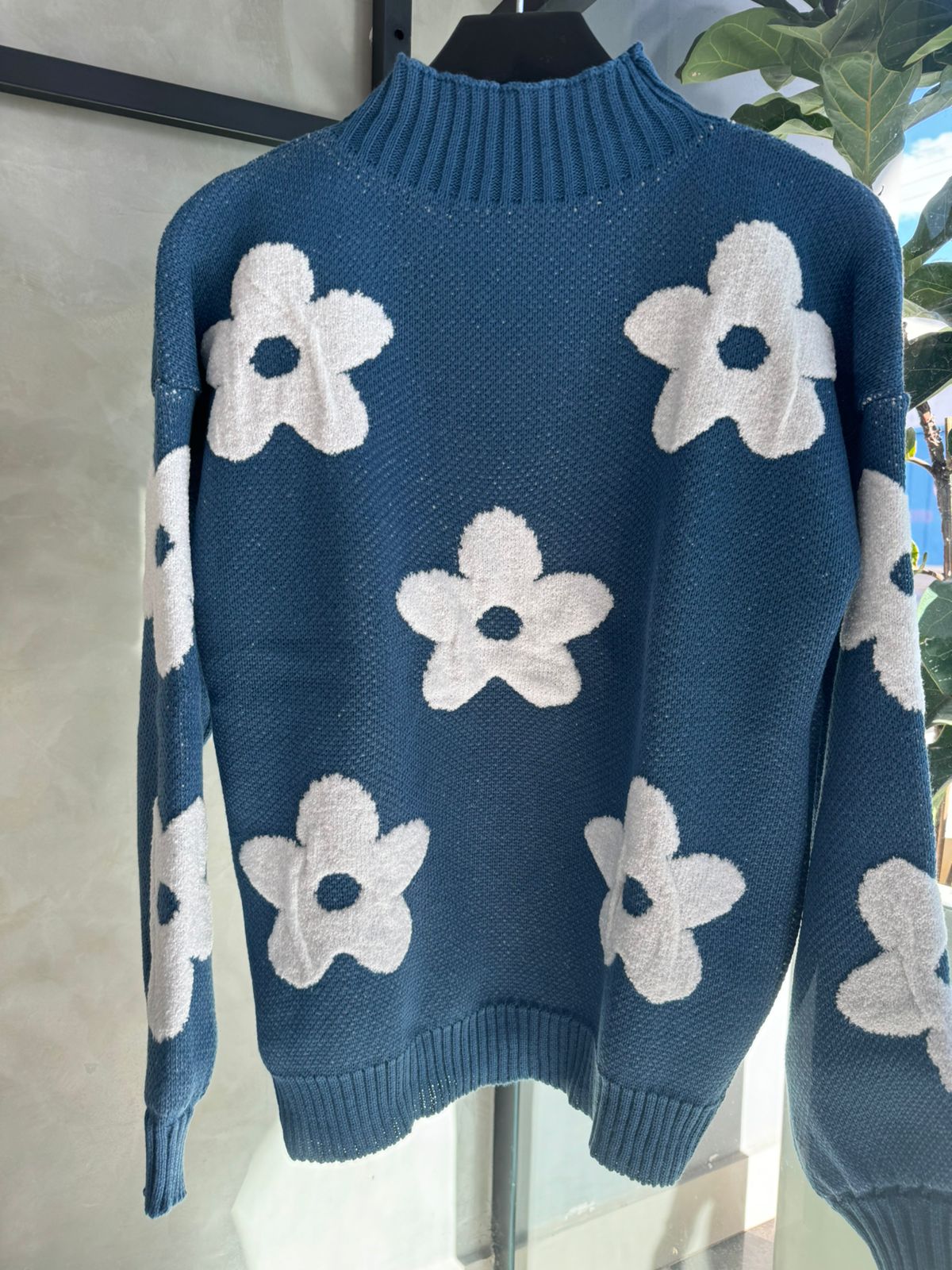 Blusa de Trico Flowers - Rolp Tricot